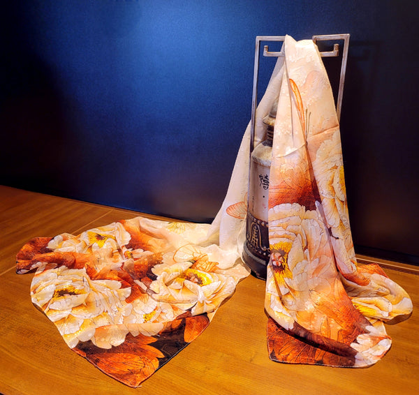 Butterfly Silk Scarf – WAR Chest Boutique